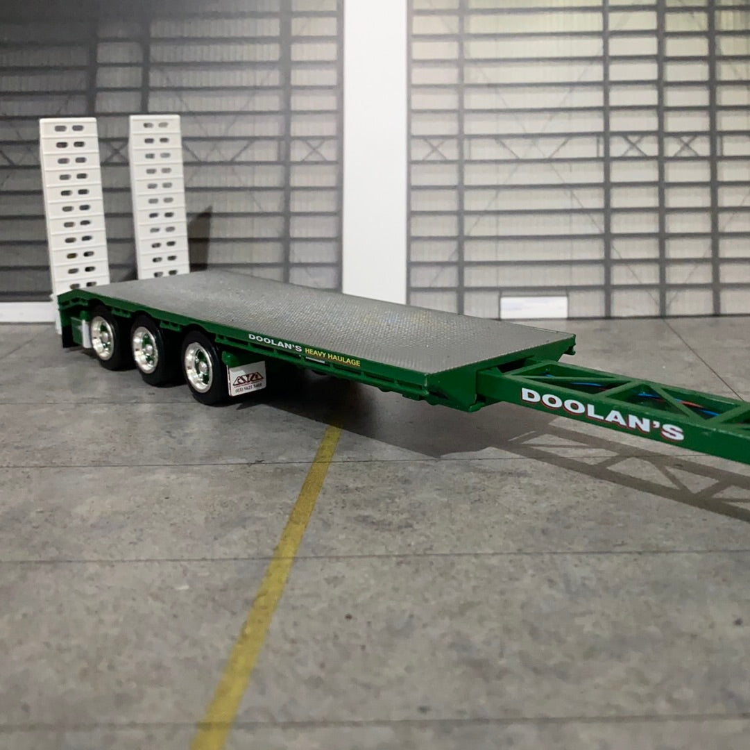 CTE Diecast Scale Models 45' Dropdeck Extendable trailers ...